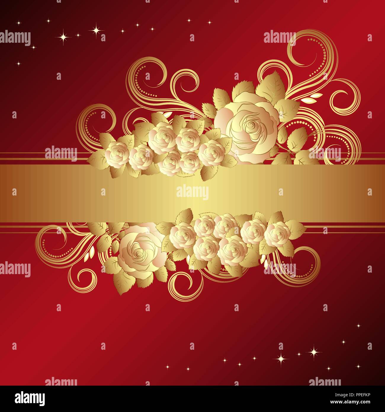 Beautiful roses, vector illustration - Illustration for your design ...