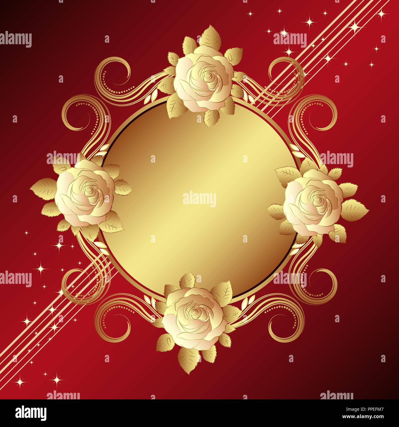 Old-styled roses, vector illustration - Illustration for your design ...