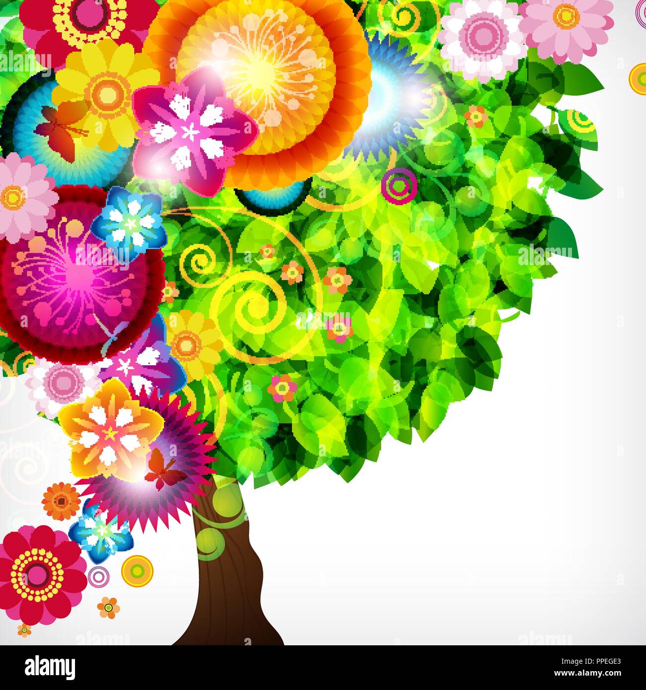 Lone plant Stock Vector Images - Alamy