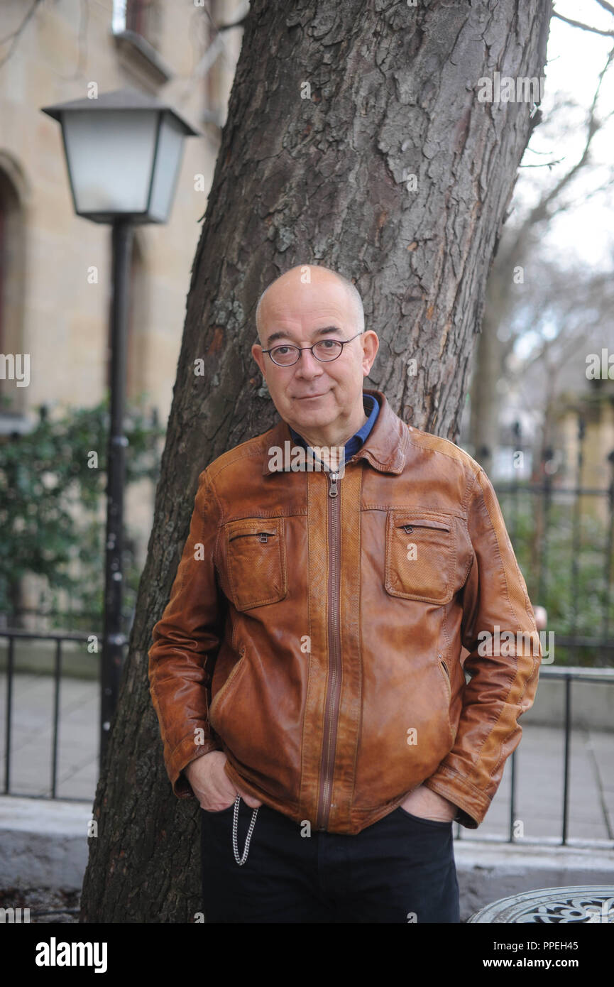Alexander Duda, german actor, pictured in front of Cafe Mariandl ...