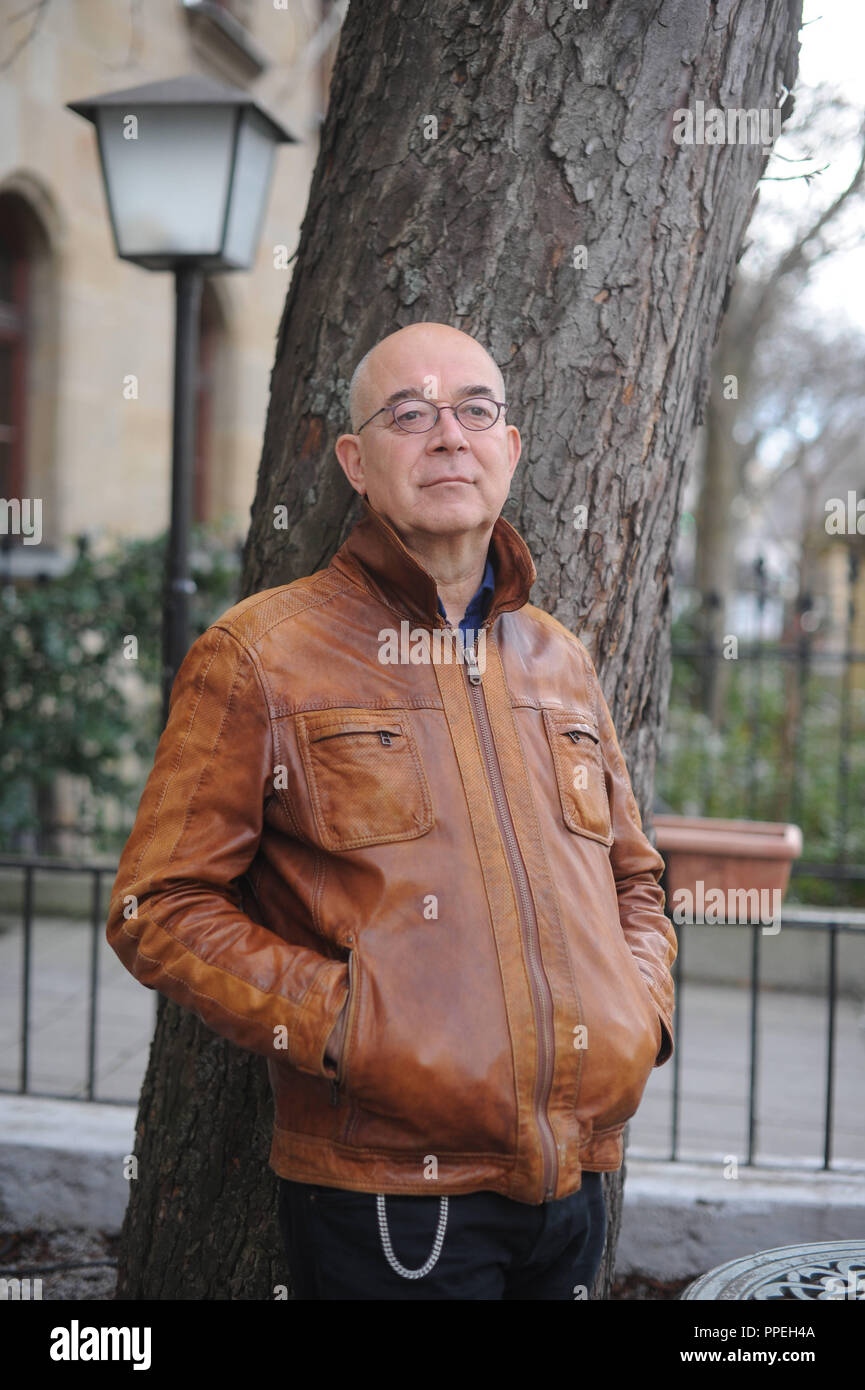 Alexander Duda, german actor, pictured in front of Cafe Mariandl ...
