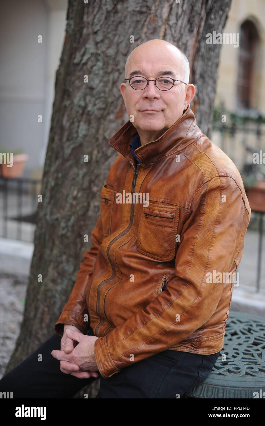 Alexander Duda, german actor, pictured in front of Cafe Mariandl ...