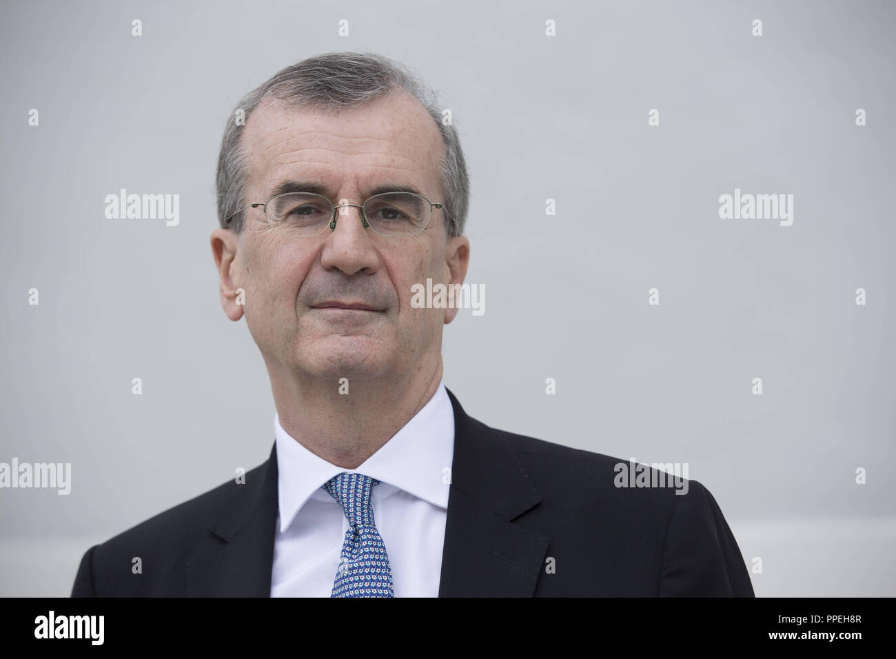 Francois Villeroy de Galhau, Governor of Banque de France, pictured in ...