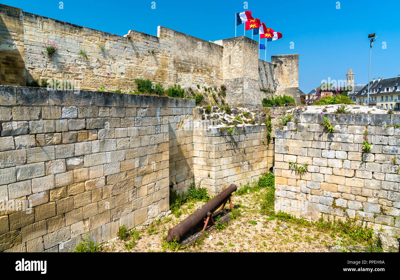 The Chateau de Caen, a castle in Normandy, France Stock Photo - Alamy