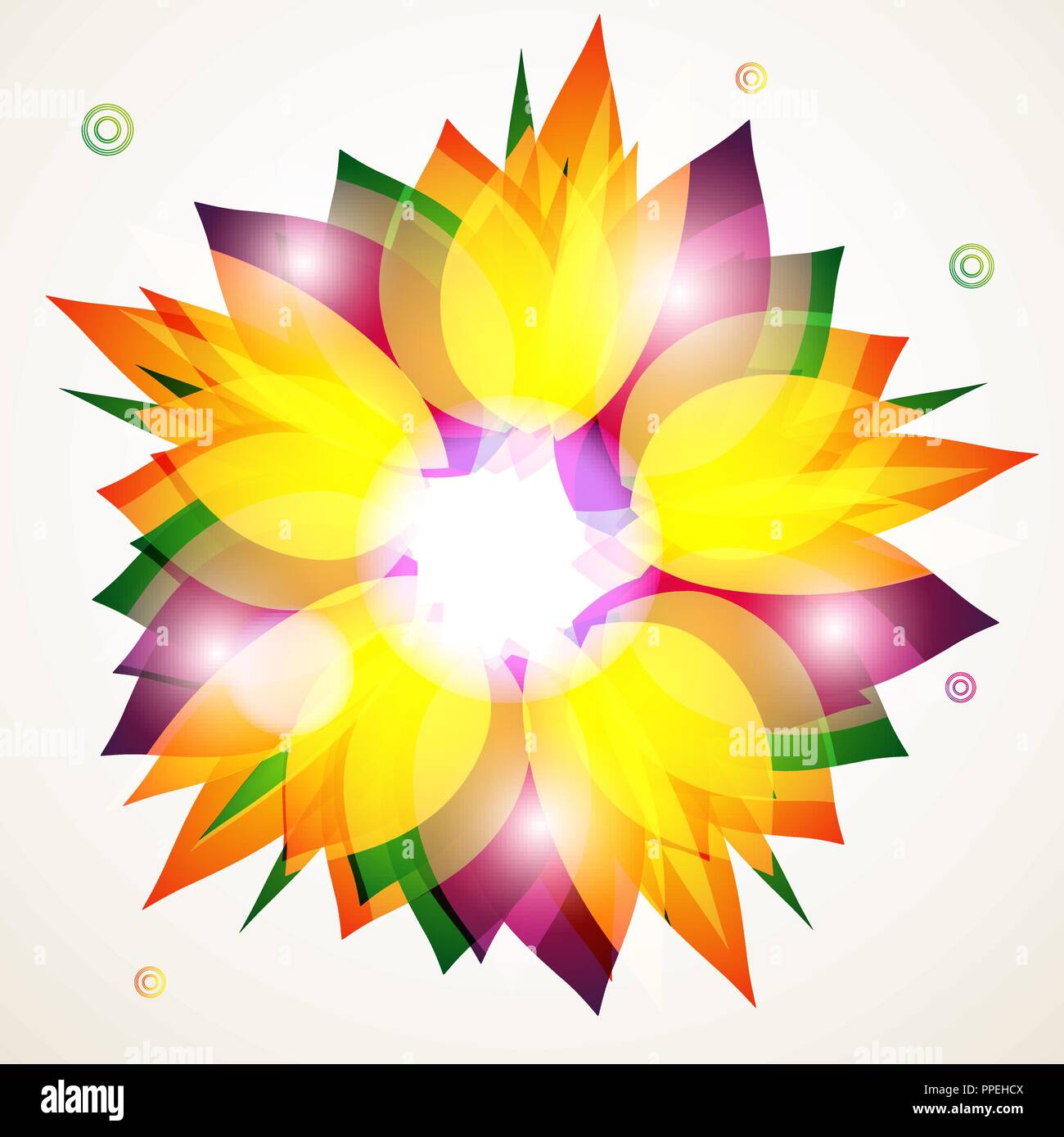 Floral transparent background Stock Vector Images - Alamy