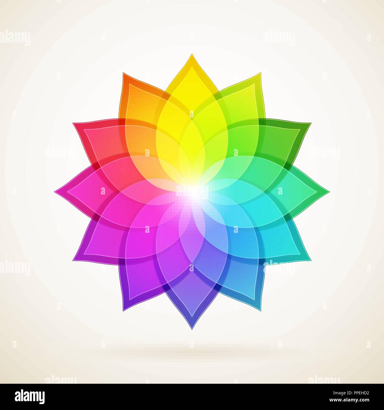 abstract background with colorful flower. vector illustration Stock ...