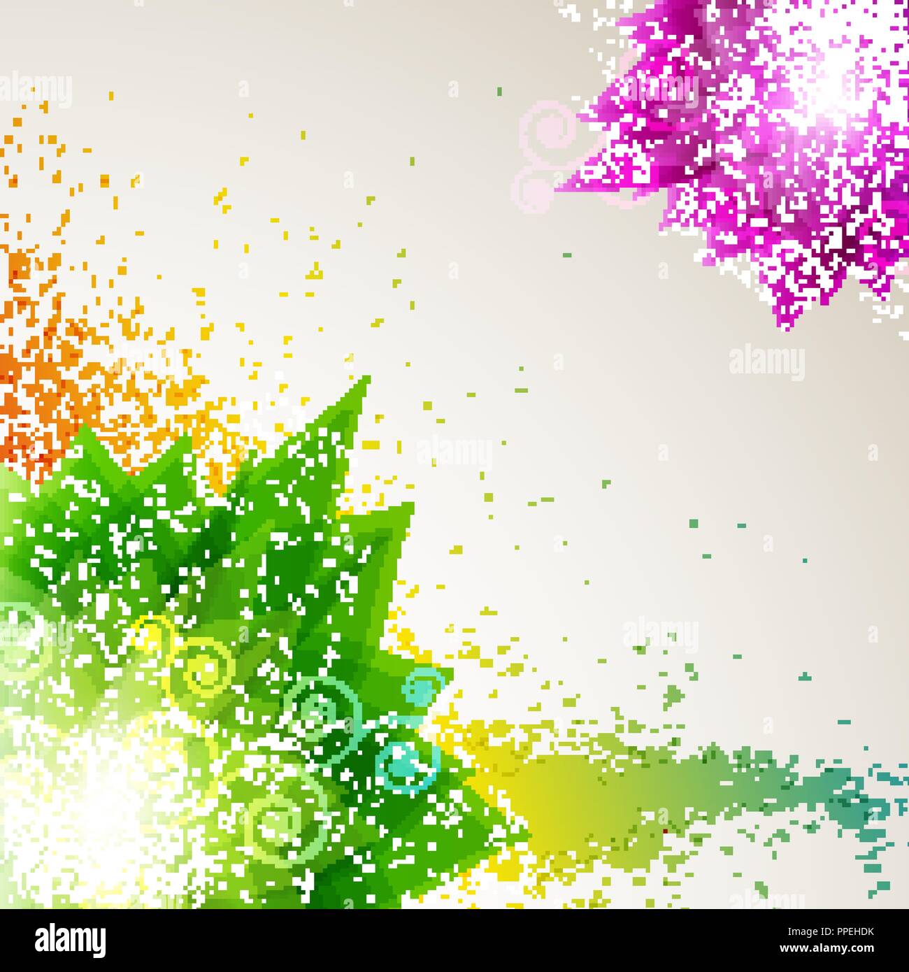 Floral background daisy Stock Vector Images - Alamy