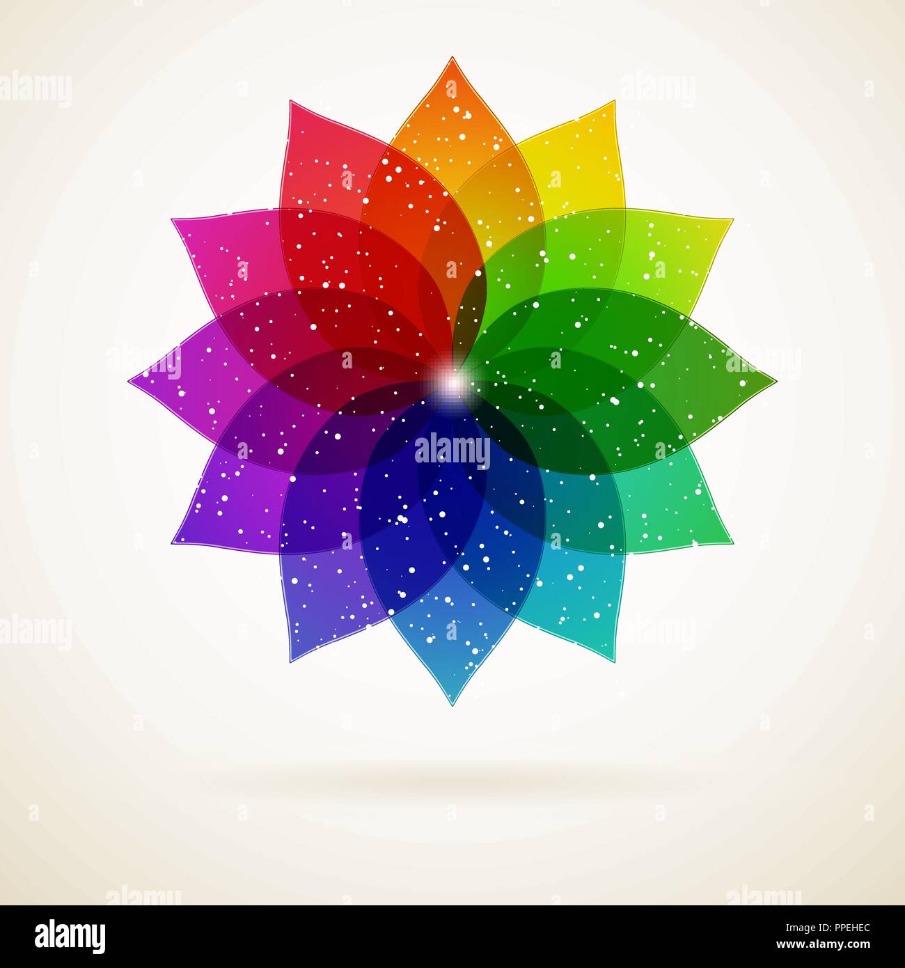 abstract background with colorful flower. vector illustration Stock ...