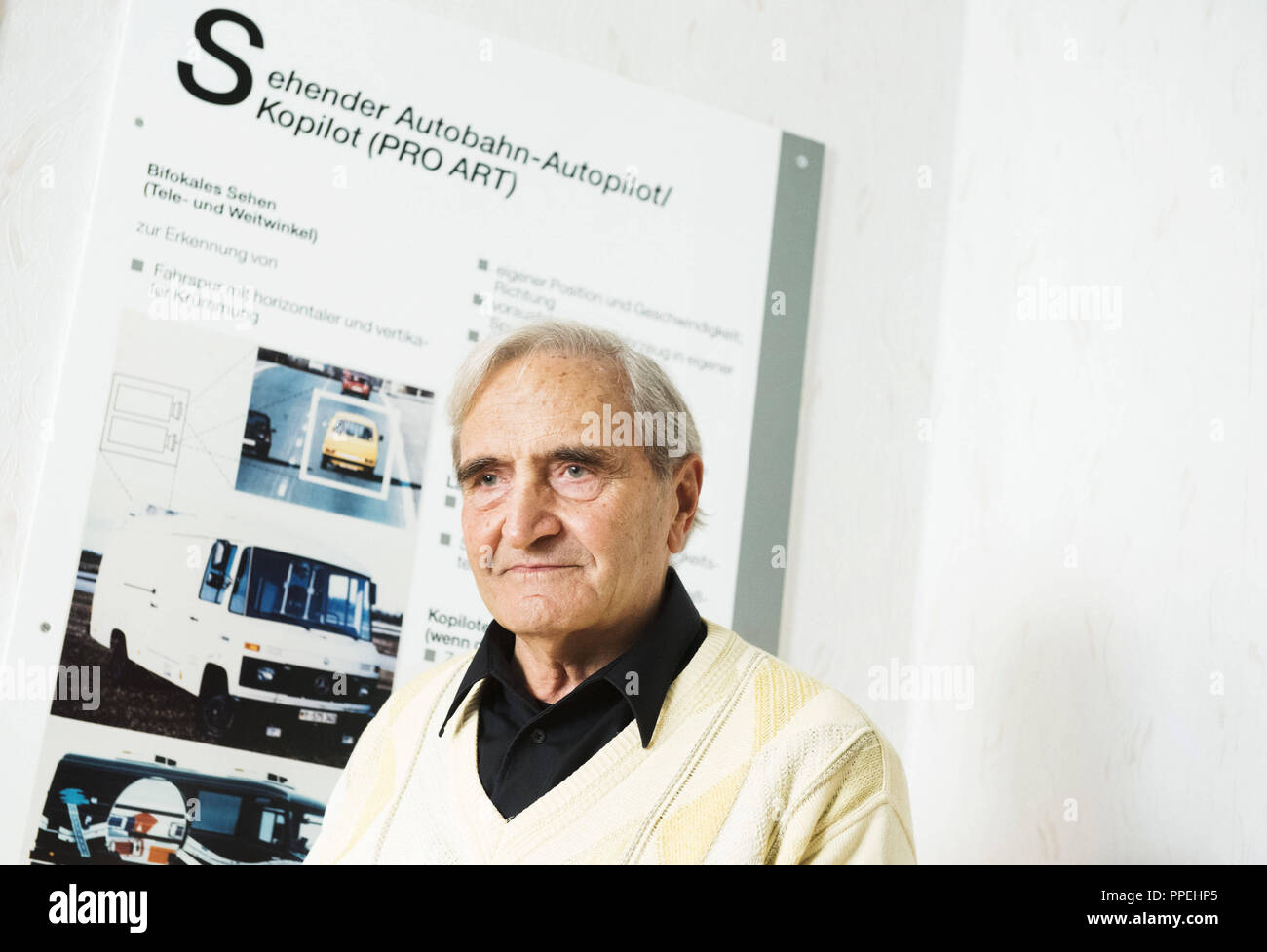 Prof. Ernst Dieter Dickmanns, who has developed one of the first ...
