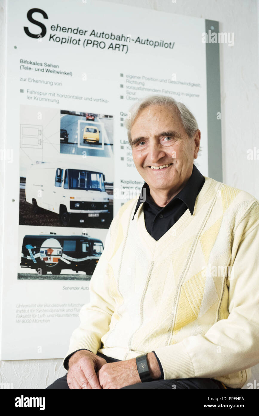 Prof. Ernst Dieter Dickmanns, who has developed one of the first ...