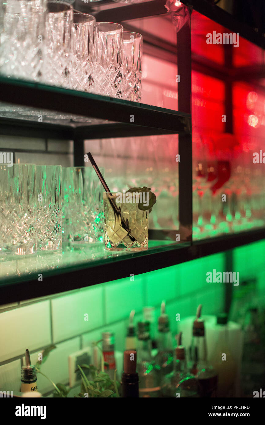 The bar and pub "Frau Bartels" at Klenzestrasse 51 in Munich's ...