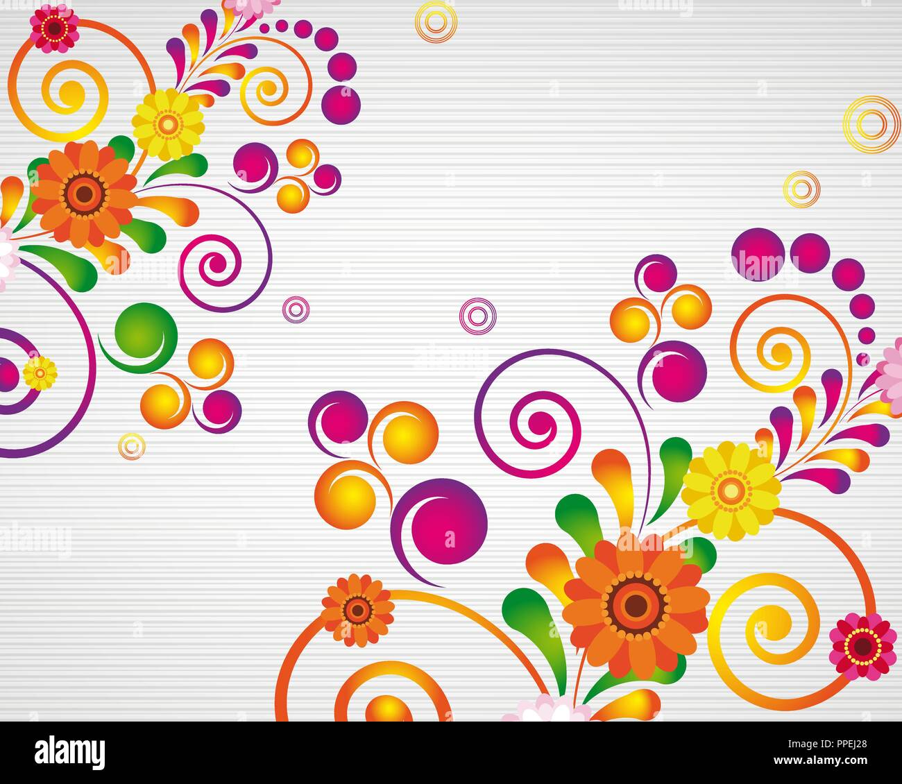 Gift card. Floral design background Stock Vector Image & Art - Alamy