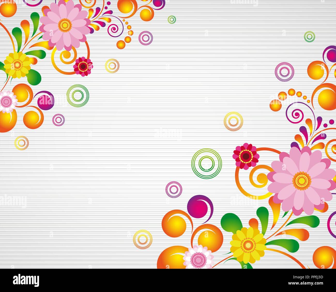 Gift card. Floral design background Stock Vector Image & Art - Alamy