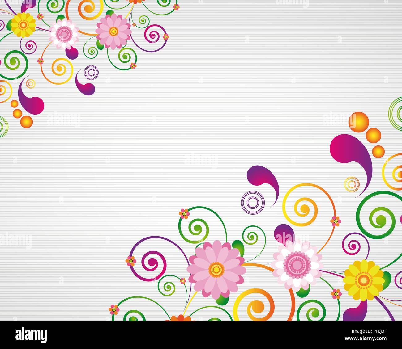 Gift card. Floral design background Stock Vector Image & Art - Alamy
