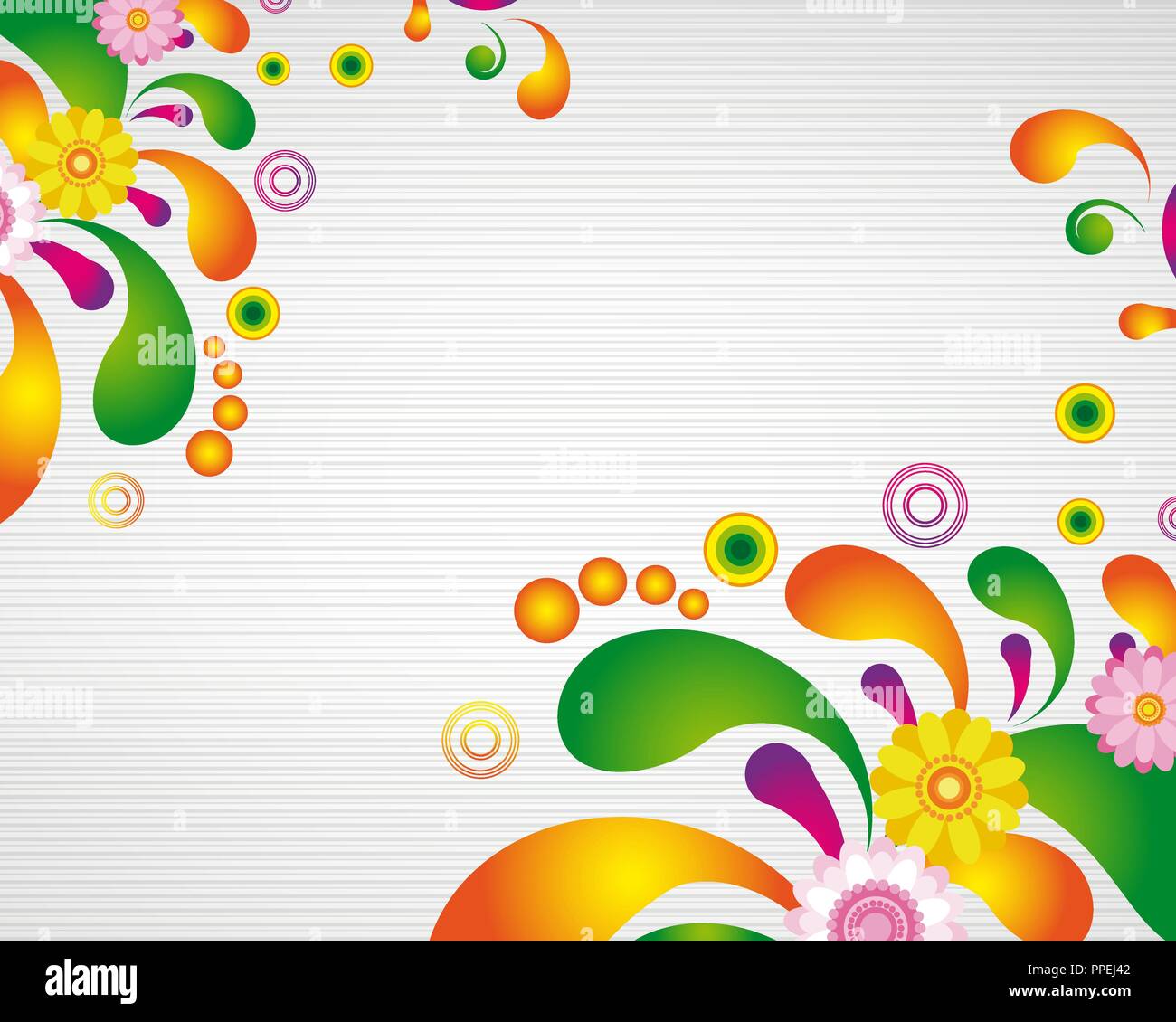 Gift card. Floral design background Stock Vector Image & Art - Alamy
