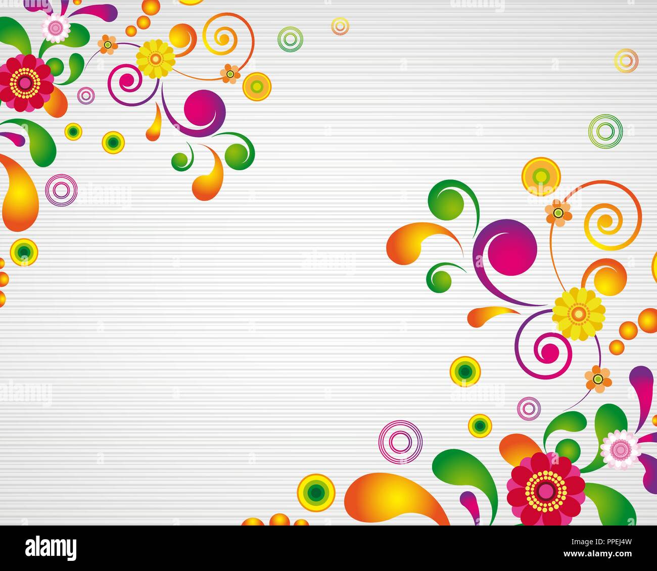 Gift card. Floral design background Stock Vector Image & Art - Alamy