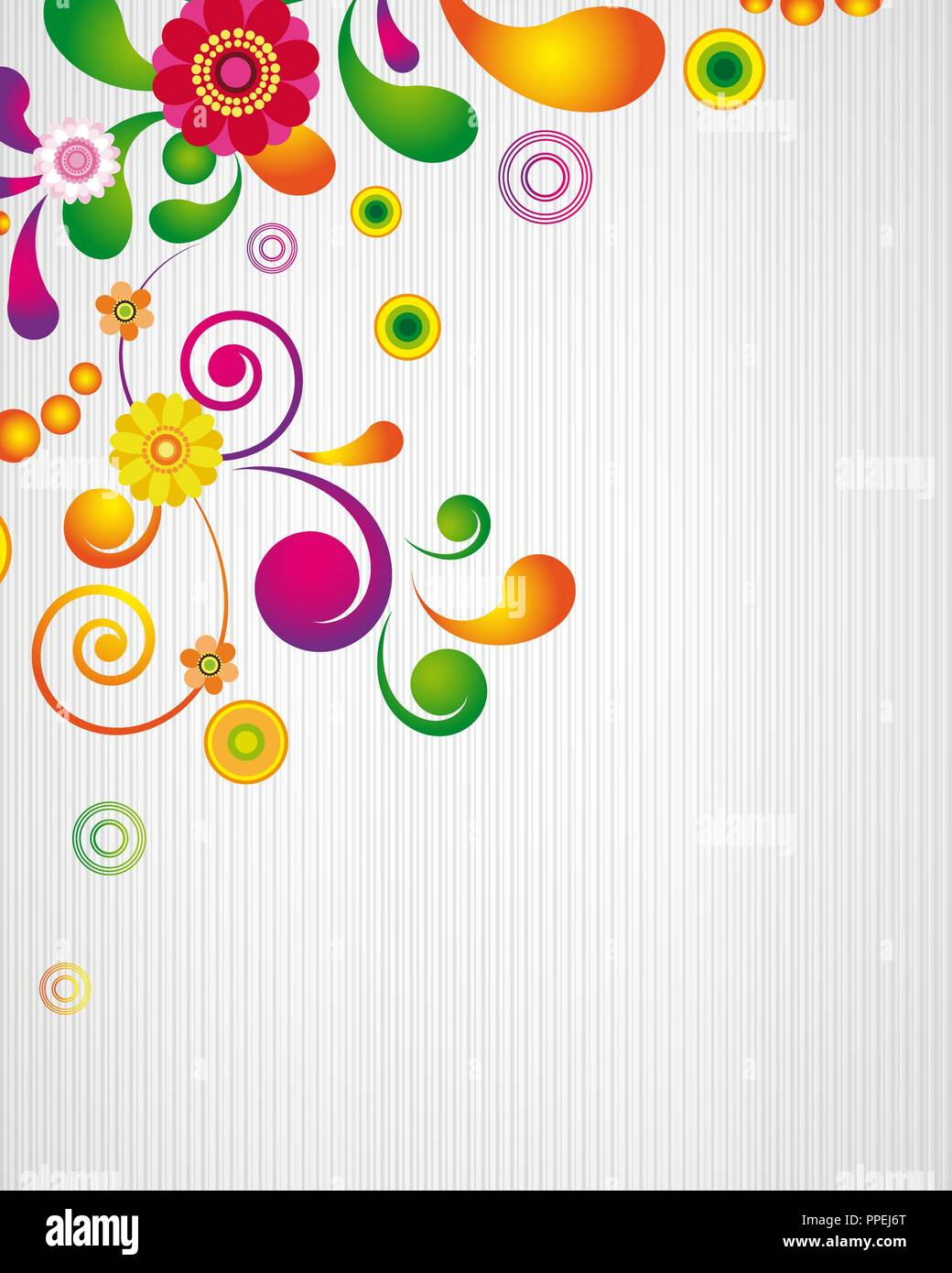 Gift card. Floral design background Stock Vector Image & Art - Alamy