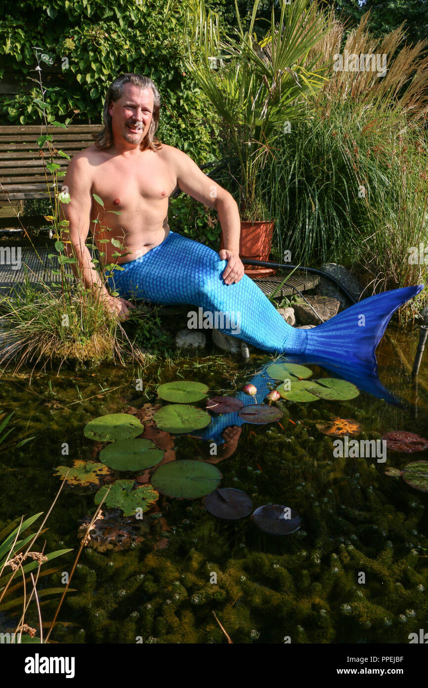 Alexander Sengpiel from Dachau is Germany's fastest merman Stock Photo ...