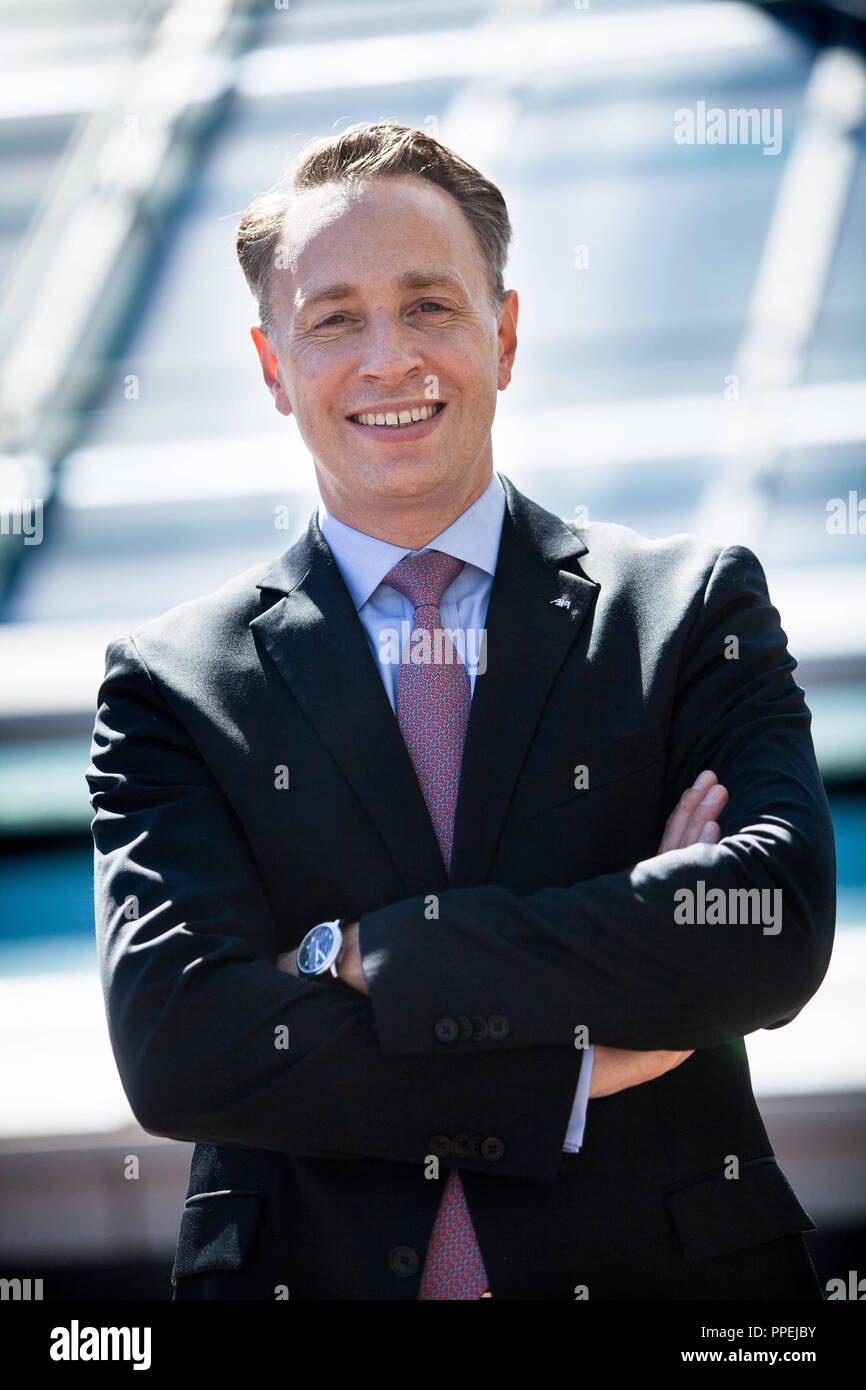 Thomas Buberl, Chief Executive Officer of the French insurance company ...