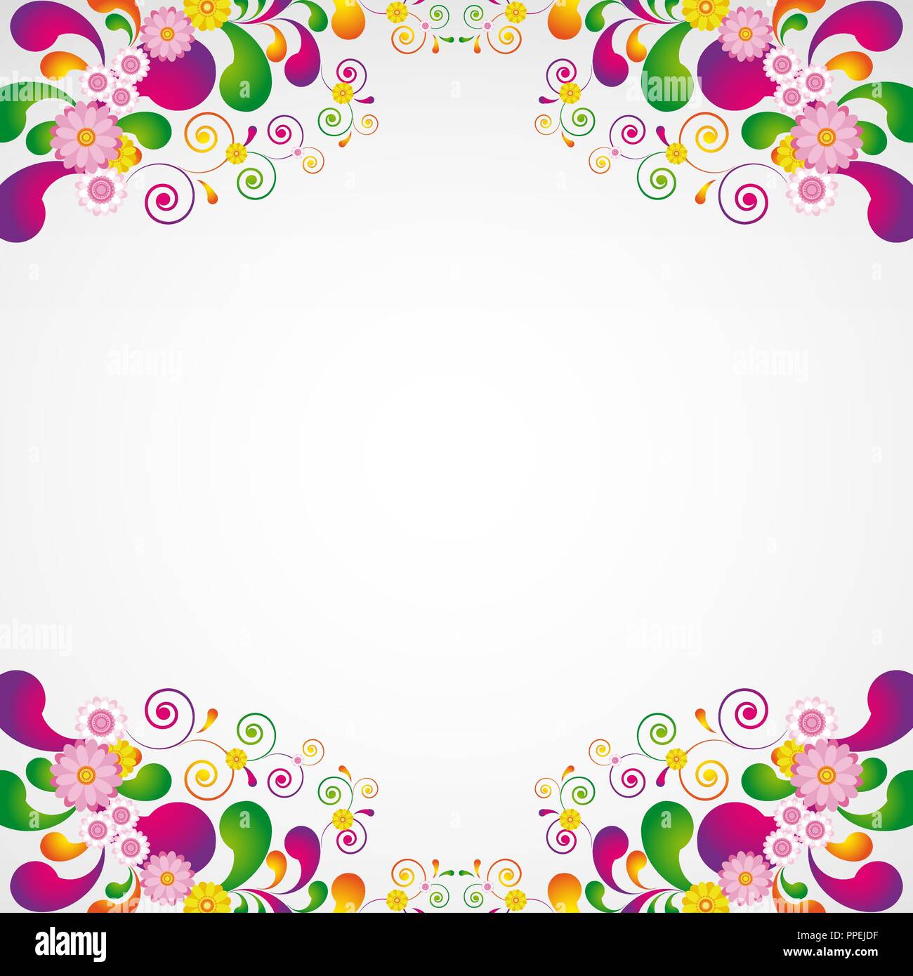 Floral design background Stock Vector Image & Art - Alamy