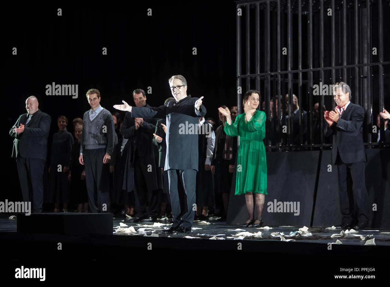 Premiere of the opera "La Juive" by Fromental Halevy at the National ...