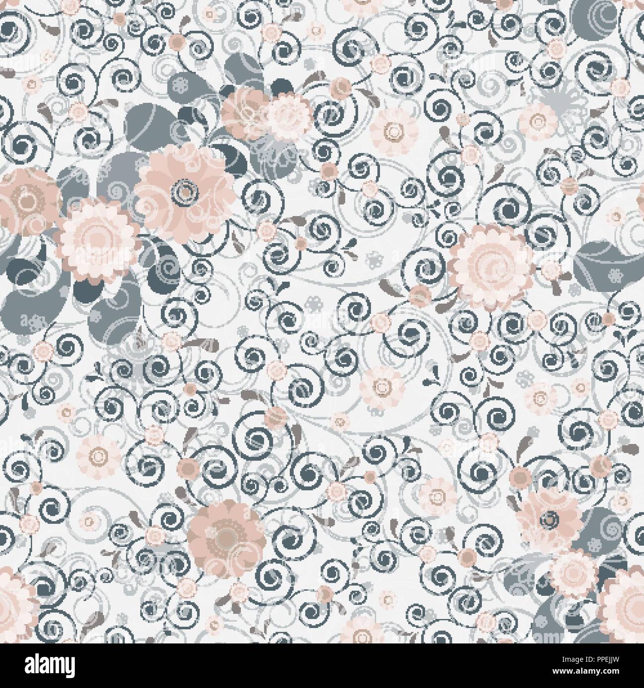 Flower line background colors Stock Vector Images - Alamy