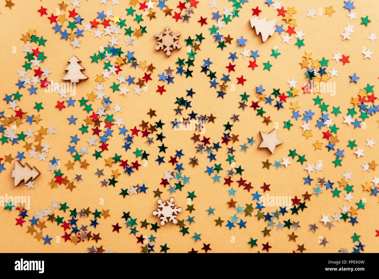 Colorful stars confetti hi-res stock photography and images - Alamy