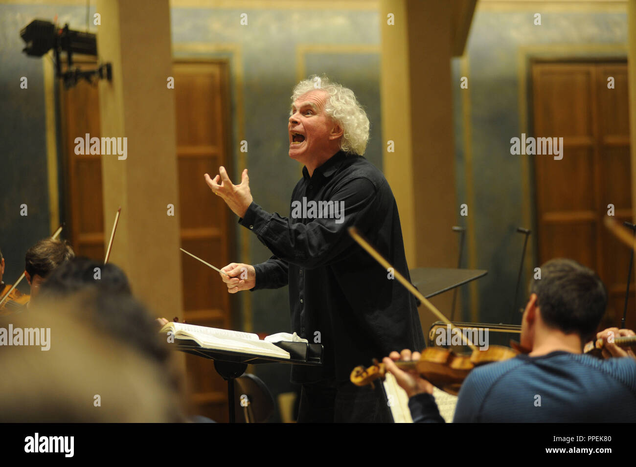 Conductor Simon Rattle comments on the dissolution of the EU Youth ...