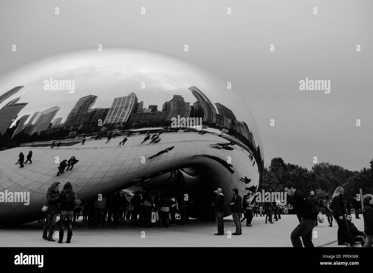 The Bean - Chicago Stock Photo - Alamy