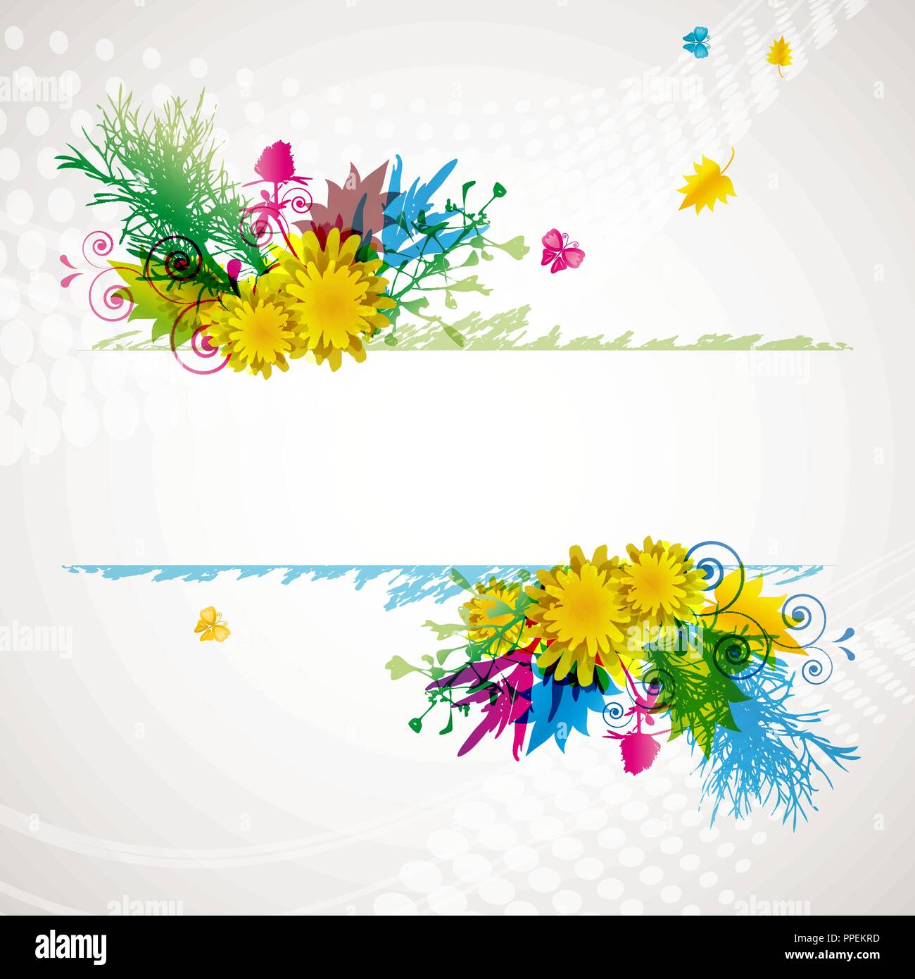 abstract flora background 2 Stock Vector Image & Art - Alamy
