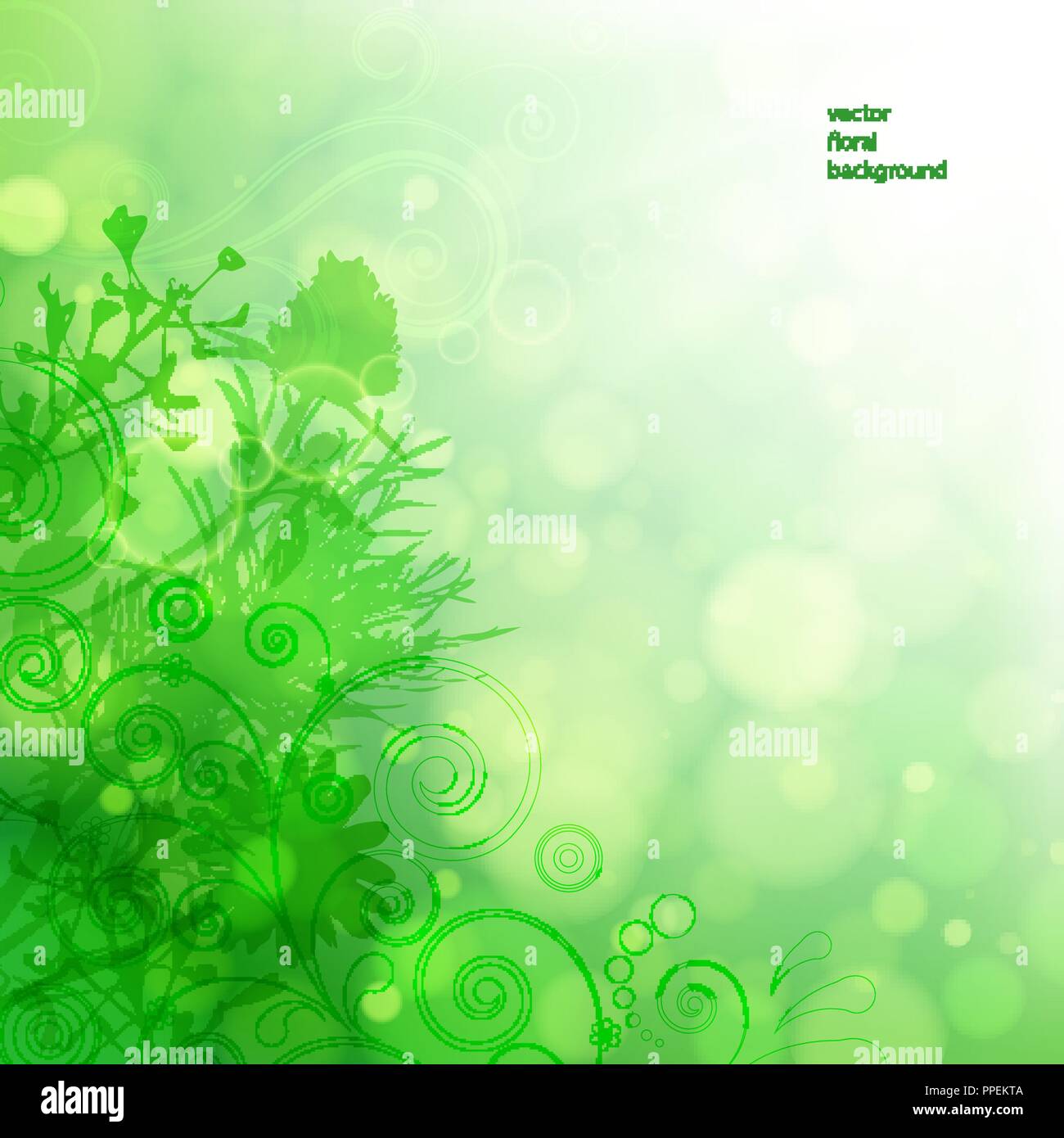 Nice green background Stock Vector Images - Alamy