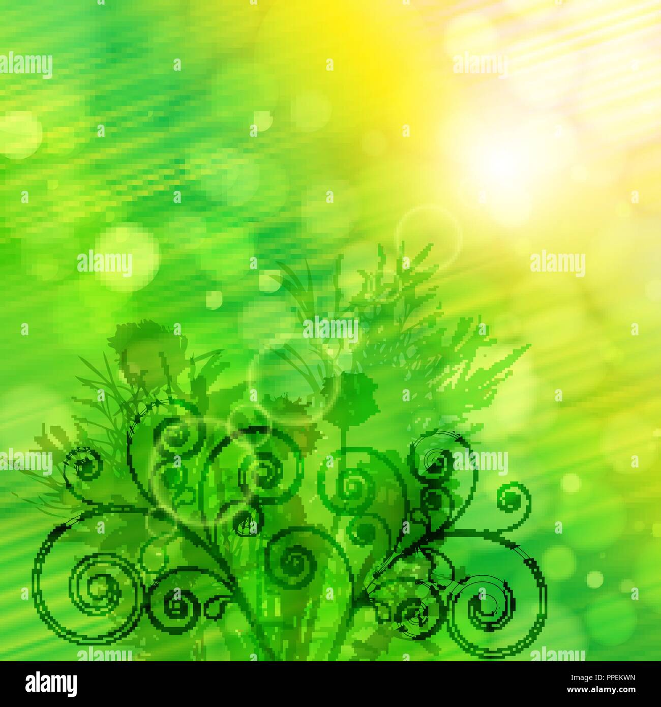 Green abstract design hi-res stock photography and images - Alamy