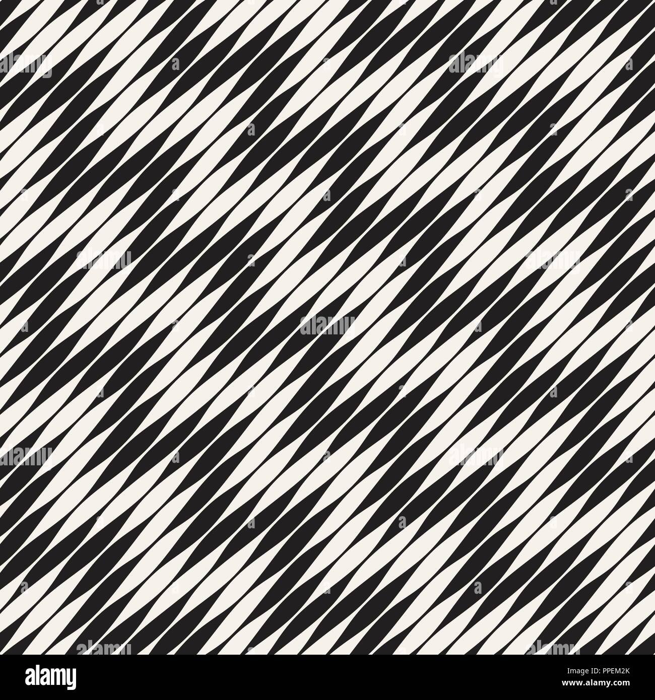 Seamless ripple pattern. Repeating vector texture. Wavy graphic background. Simple wave stripes ...