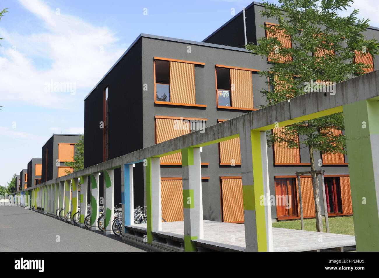 Dorm at Haderner Stern in the Hadern district of Munich Stock Photo - Alamy