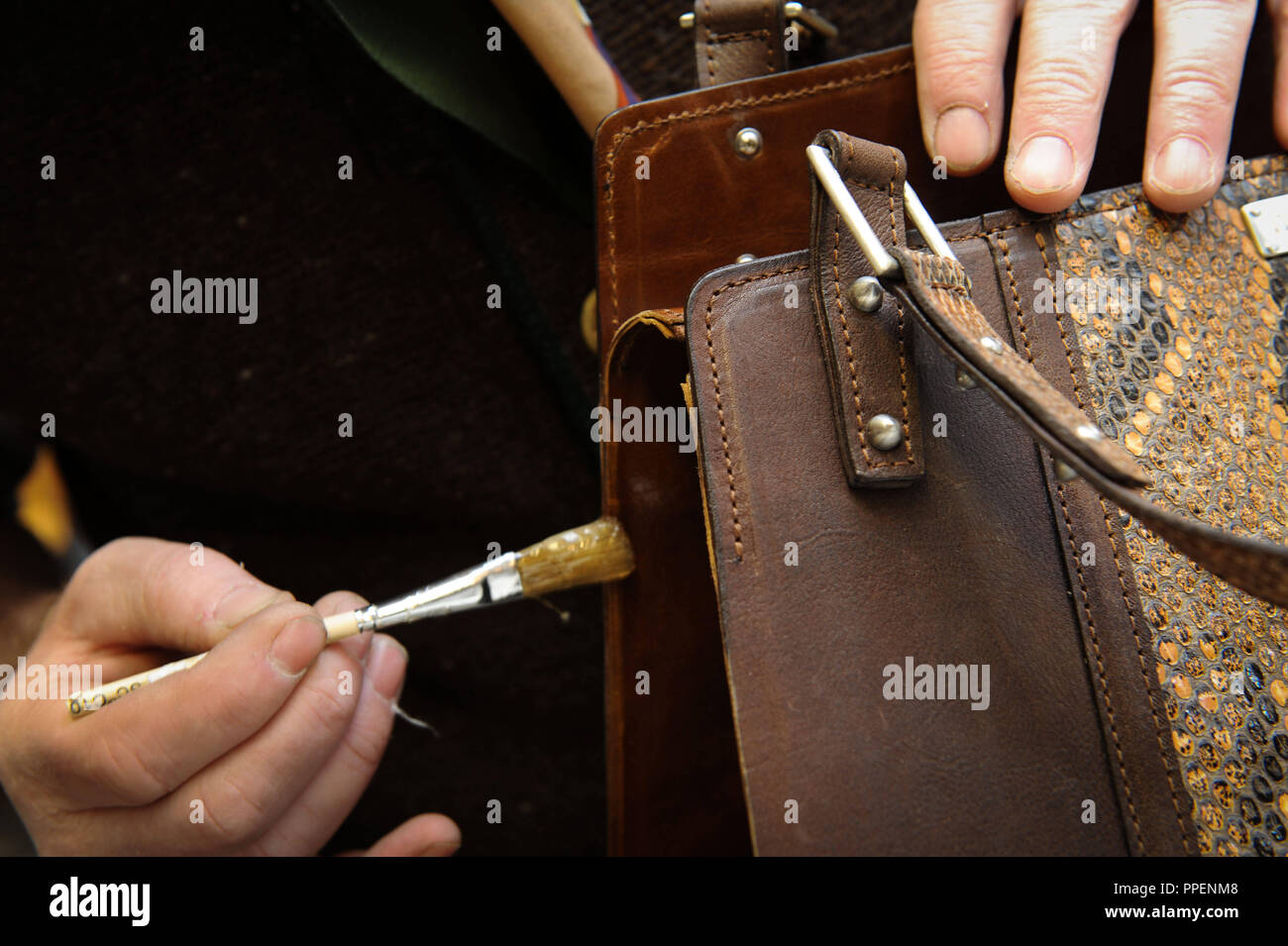 Belt maker Thomas Wilhelm Beckert designs and makes belts and ...