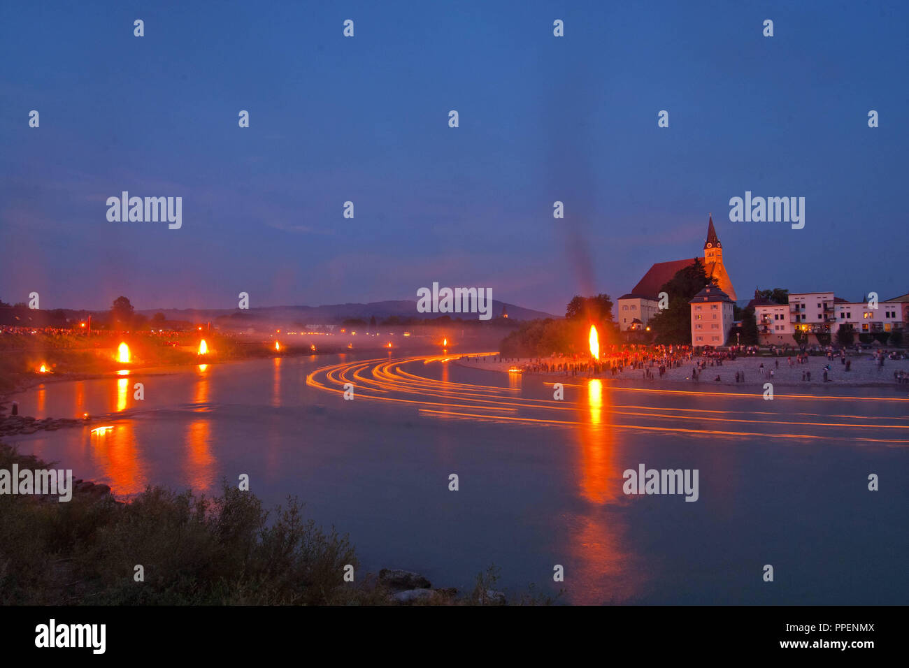 Summer solstice solstice fires hi-res stock photography and images - Alamy