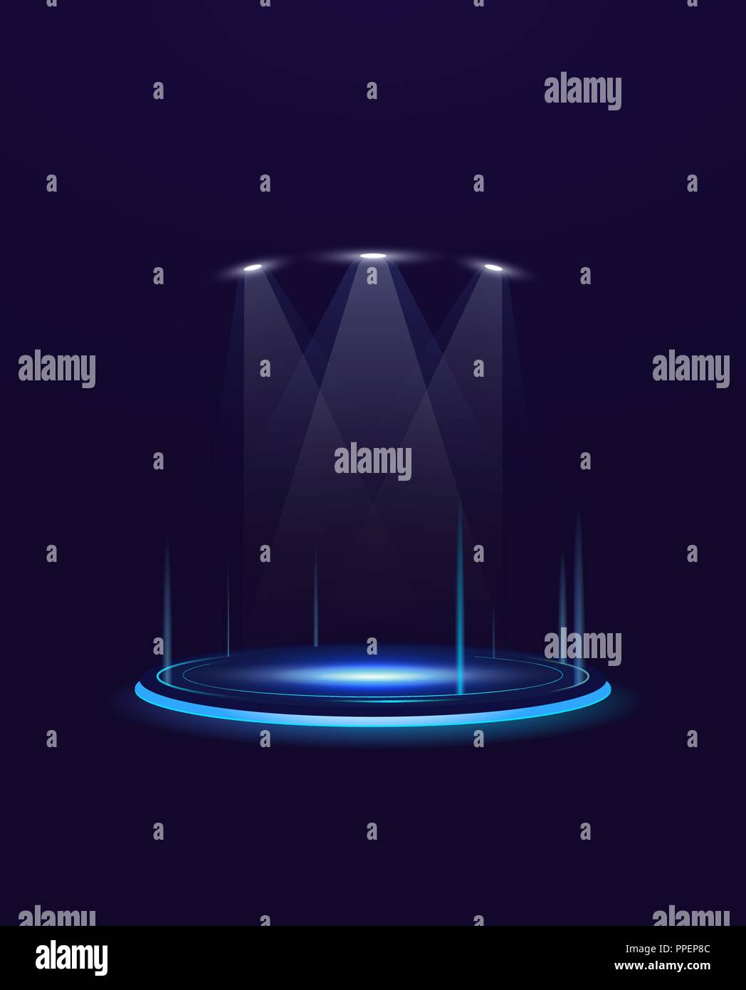 Concert stage lights Stock Vector Images - Alamy