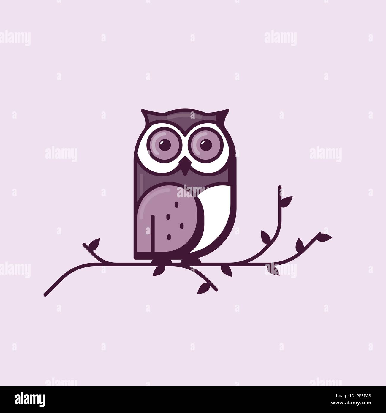 Animal logo line illustration Stock Vector Images - Alamy