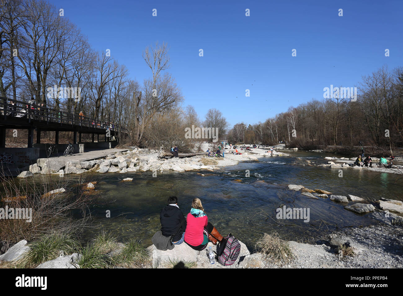 Flaucher at isar river hi-res stock photography and images - Alamy