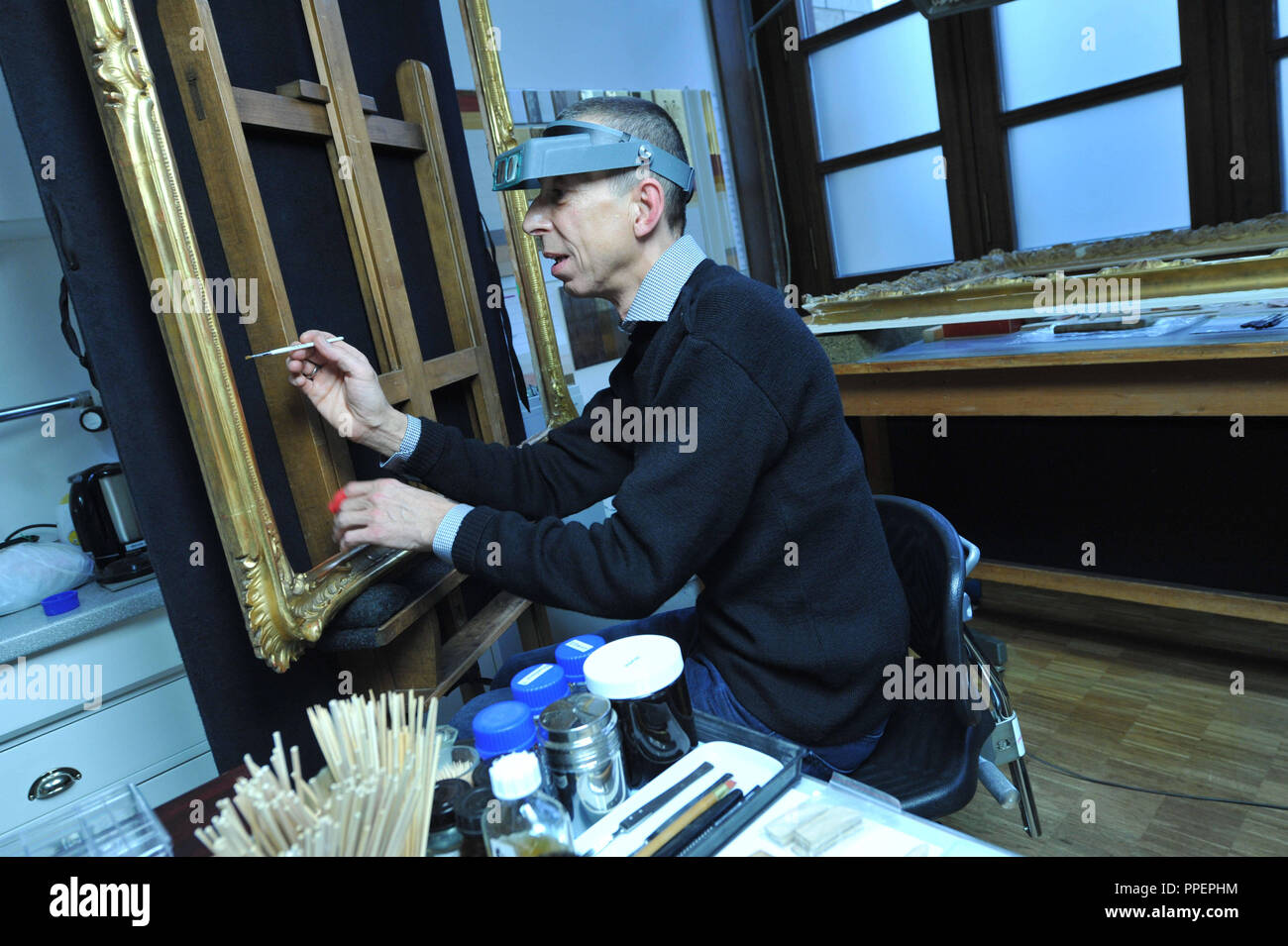 At the Doerner Institute of the Bavarian State Picture Collection old ...