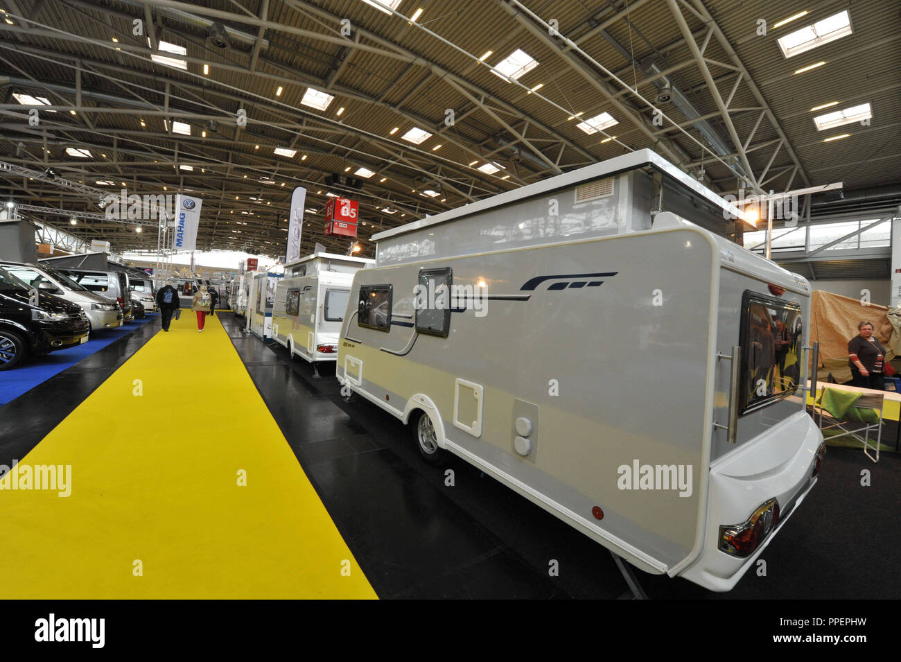 Camping trailer munich hi-res stock photography and images - Alamy