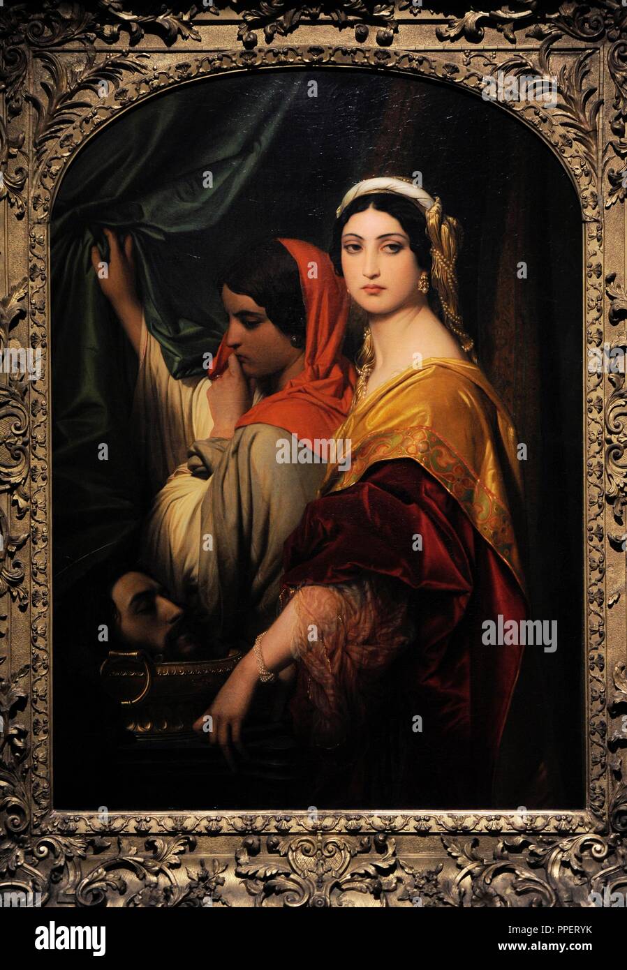Paul Hippolyte Delaroche (1797-1856). French painter. Herodias with the ...