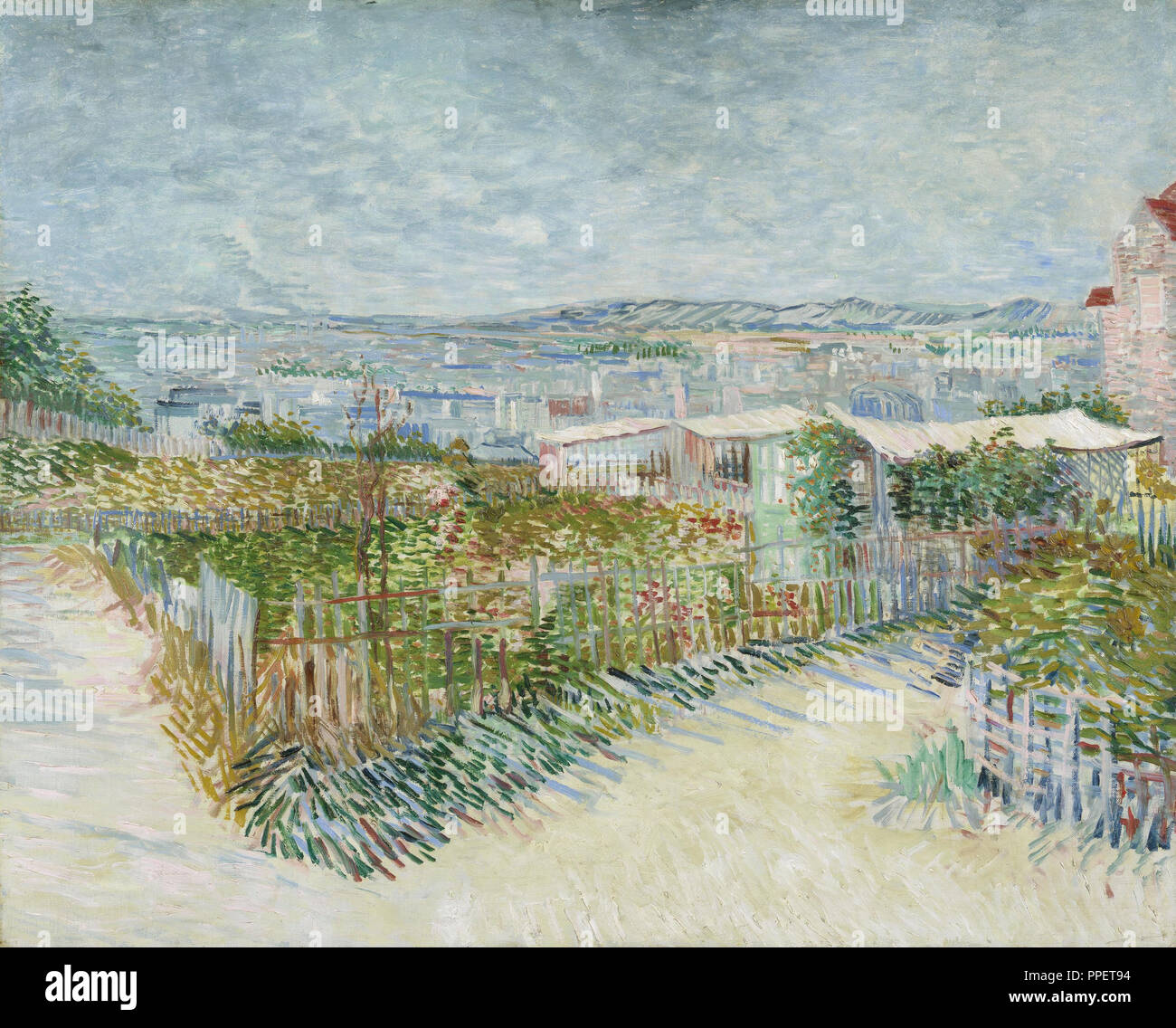 Path fence van gogh hi-res stock photography and images - Alamy