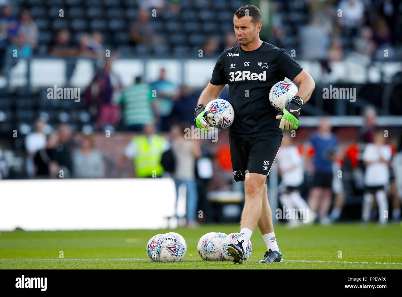 Derby County goalkeeping coach Shay Given Stock Photo - Alamy