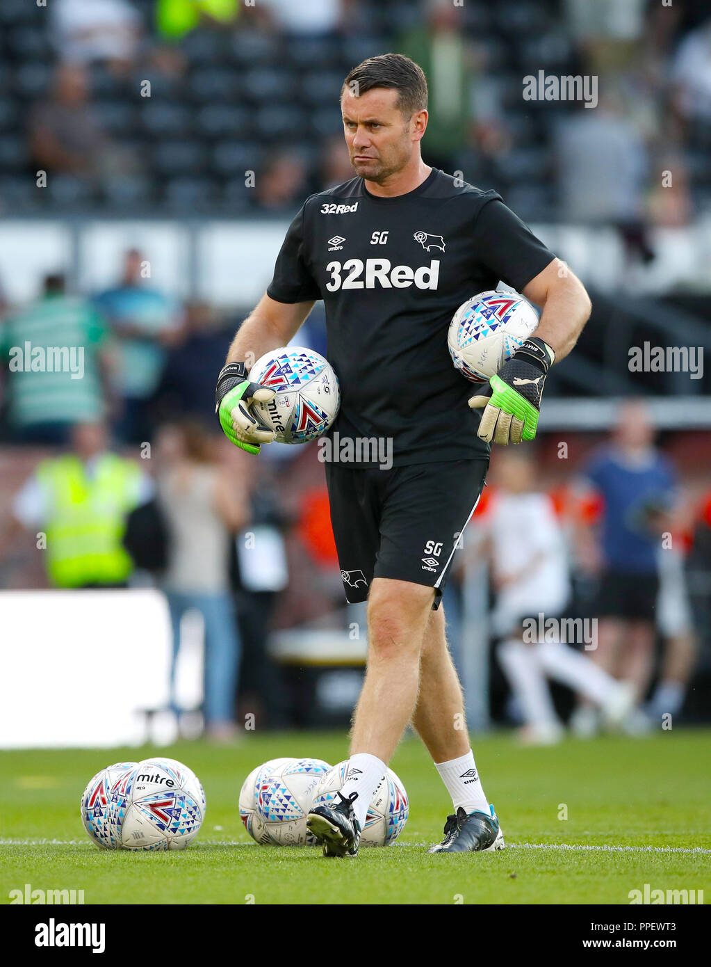 Derby County goalkeeping coach Shay Given Stock Photo - Alamy