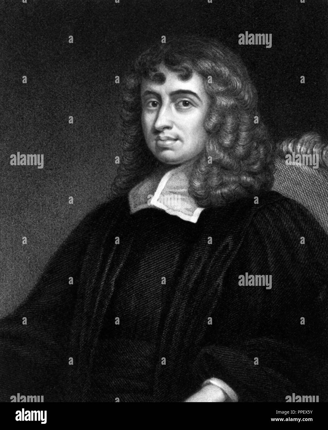 El teólogo y matemático inglés Isaac Barrow Stock Photo - Alamy