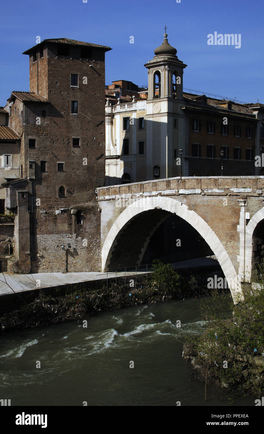 Pons fabricius bridge hi-res stock photography and images - Alamy