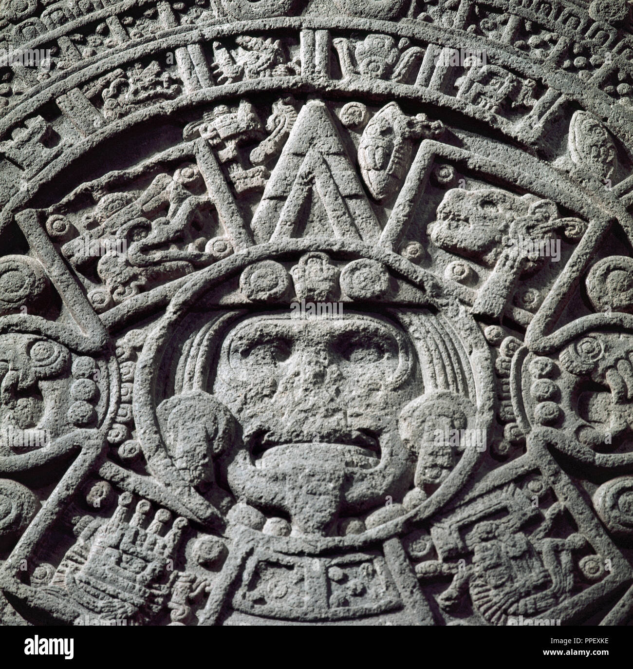 Mexica sun stone hi-res stock photography and images - Alamy