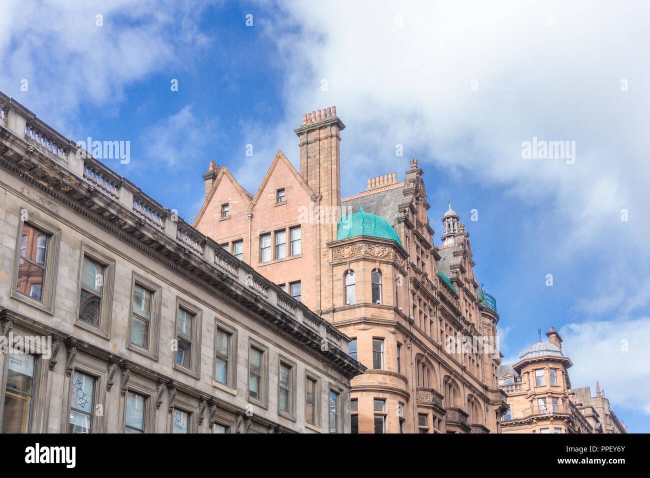 Glasgow city centre rooftops hi-res stock photography and images - Alamy