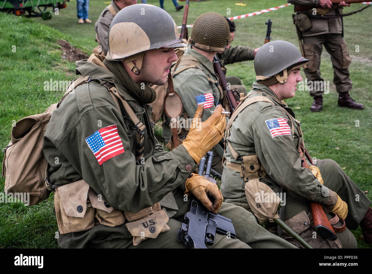 Gi Soldier Ww2 Uk High Resolution Stock Photography and Images - Alamy